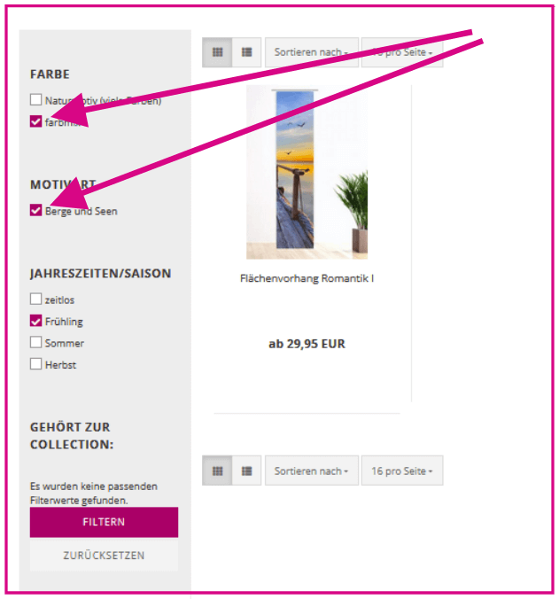 gardinen for life Flächenvorhang, Scheibenhänger ☛ Shop