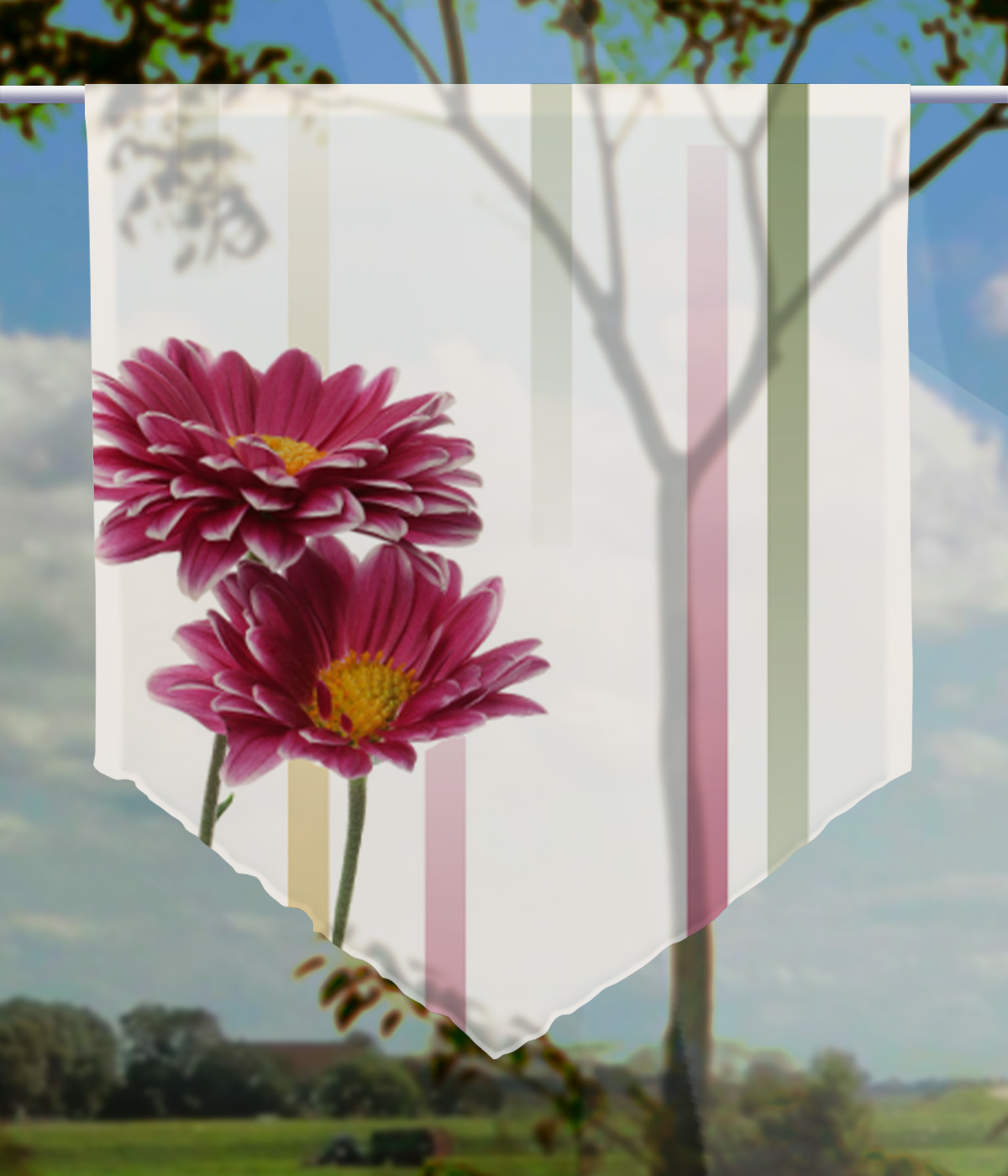 Scheibenhänger astern linia links - Karibik