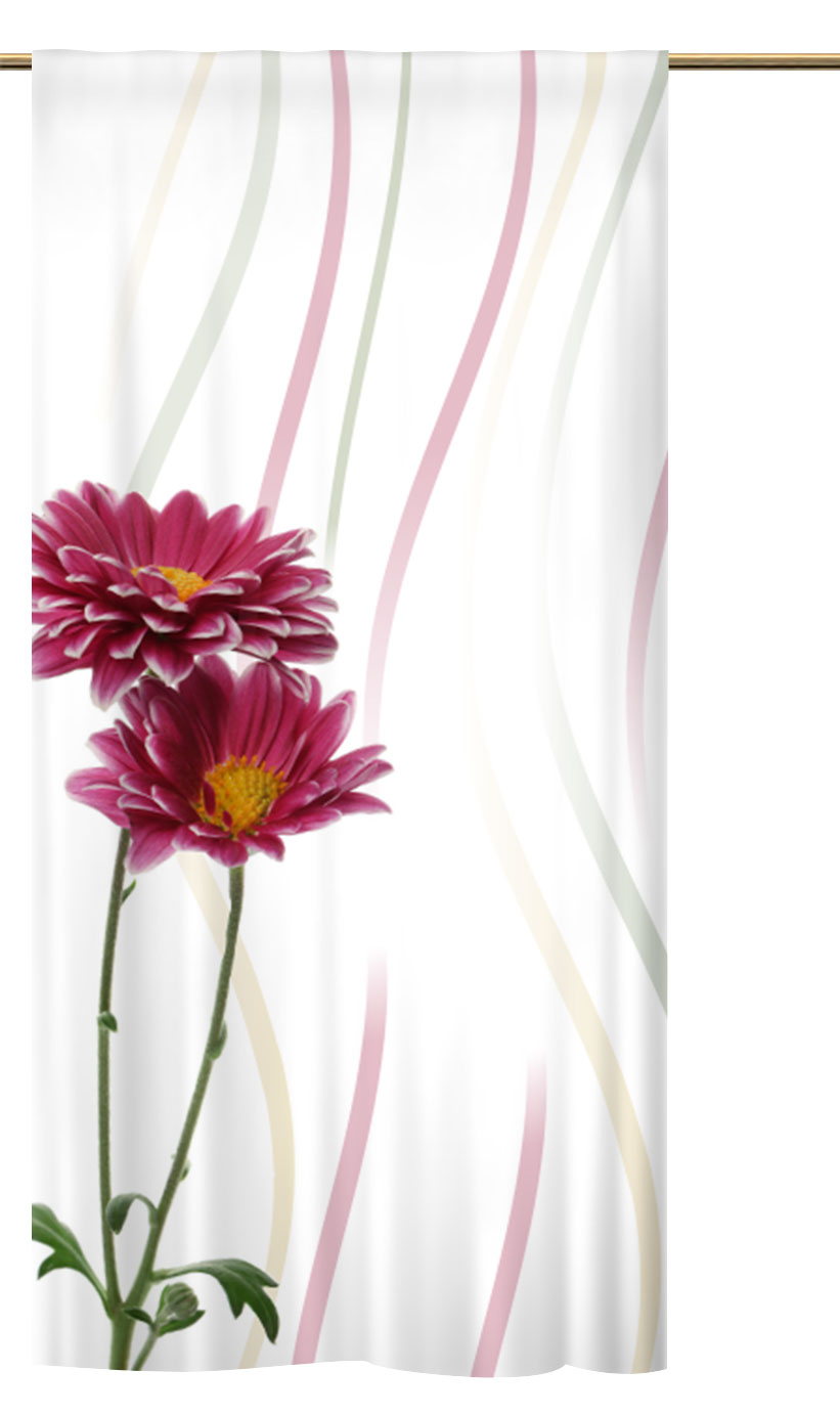 Schlaufenschal Astern vertic links mit verdeckten Schlaufen